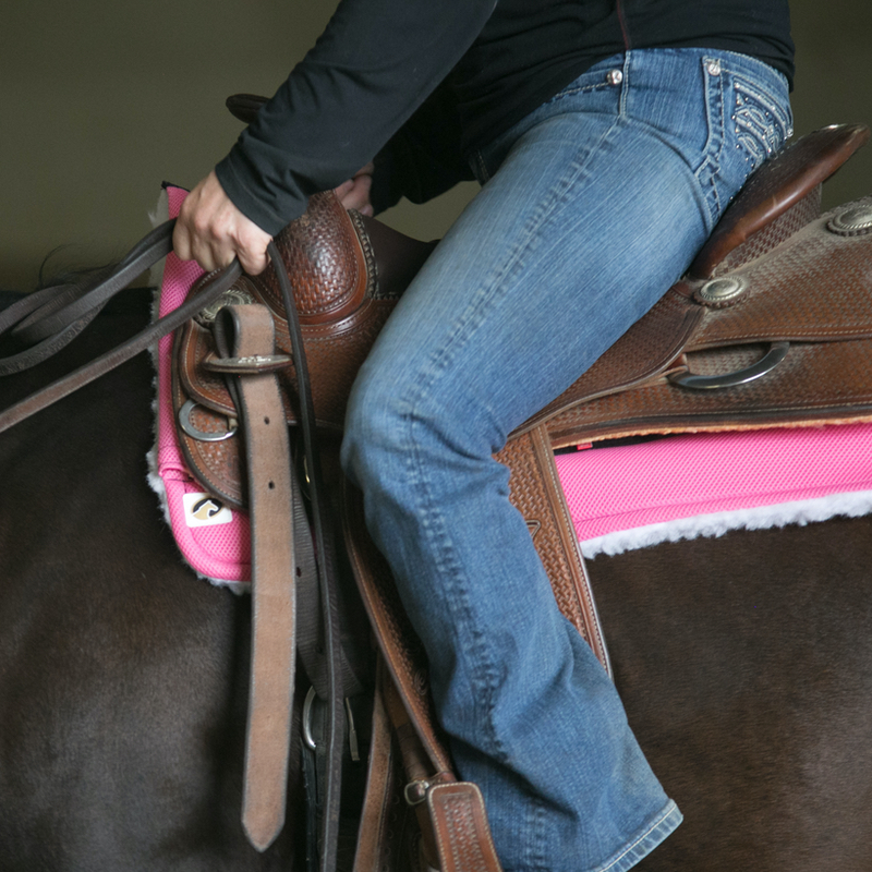 high performance western saddle pad - Secure™ - Ecogold